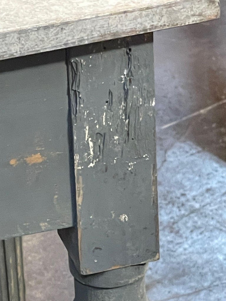 19th Century Swedish Neo-Classical Carved and Painted Side Table For ...