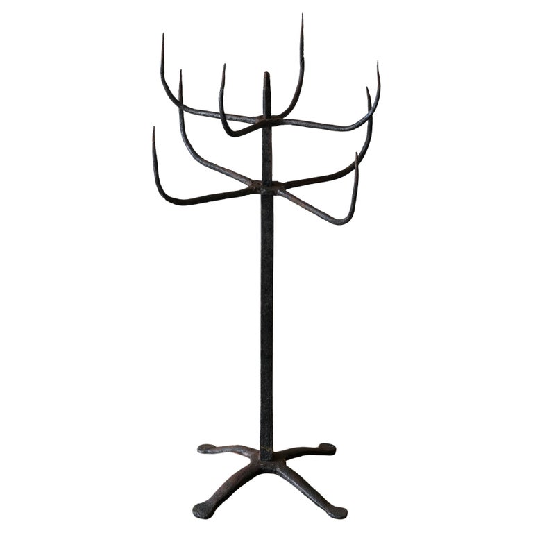 19th Century Swedish Wrought Iron Table Game Hanger For Sale at 1stDibs