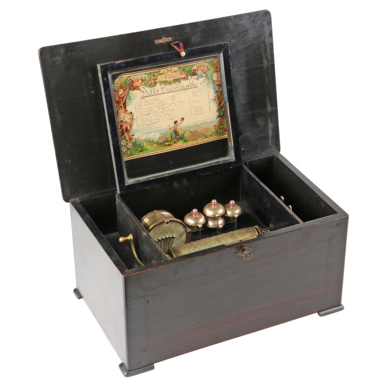 19th Century Swiss Polyphone Cylinder Music Box Drums at 1stDibs