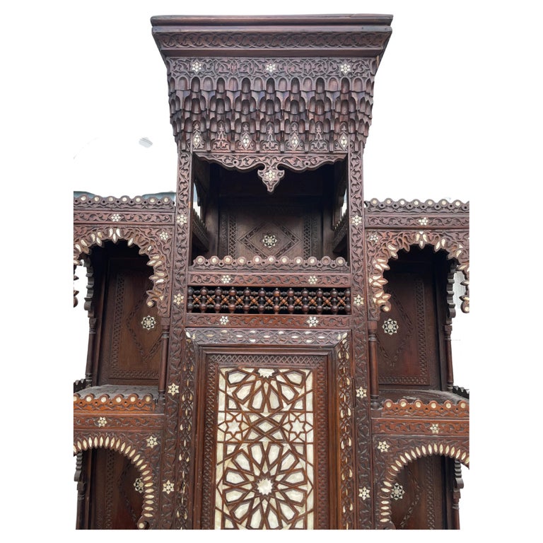 19th Century Syrian Cabinet For Sale at 1stDibs
