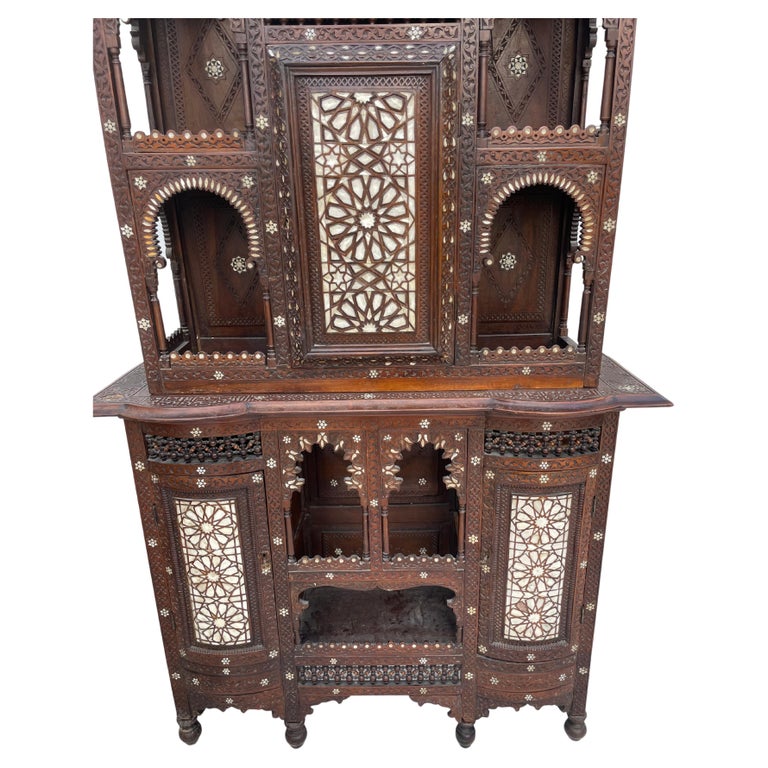 19th Century Syrian Cabinet For Sale at 1stDibs