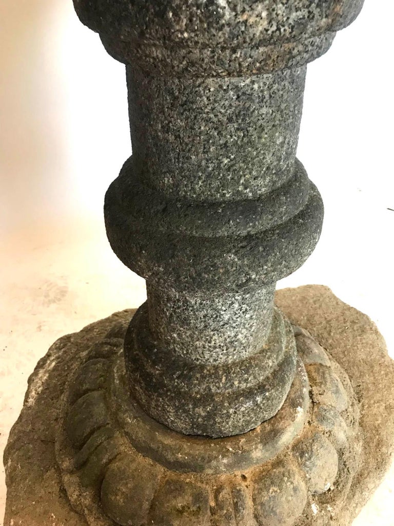19th Century Temple Stone Lantern For Sale at 1stDibs