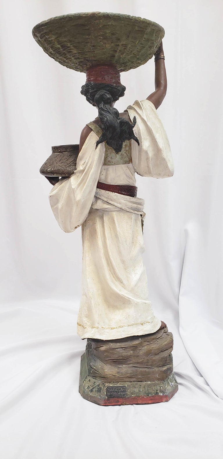 19th Century Terracotta Uriela Statue, Titled "Fille de Capri" For Sale ...