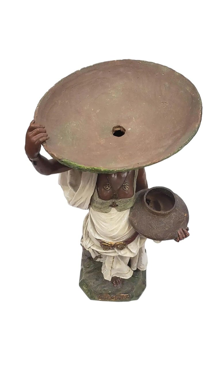 19th Century Terracotta Uriela Statue, Titled "Fille de Capri" For Sale ...