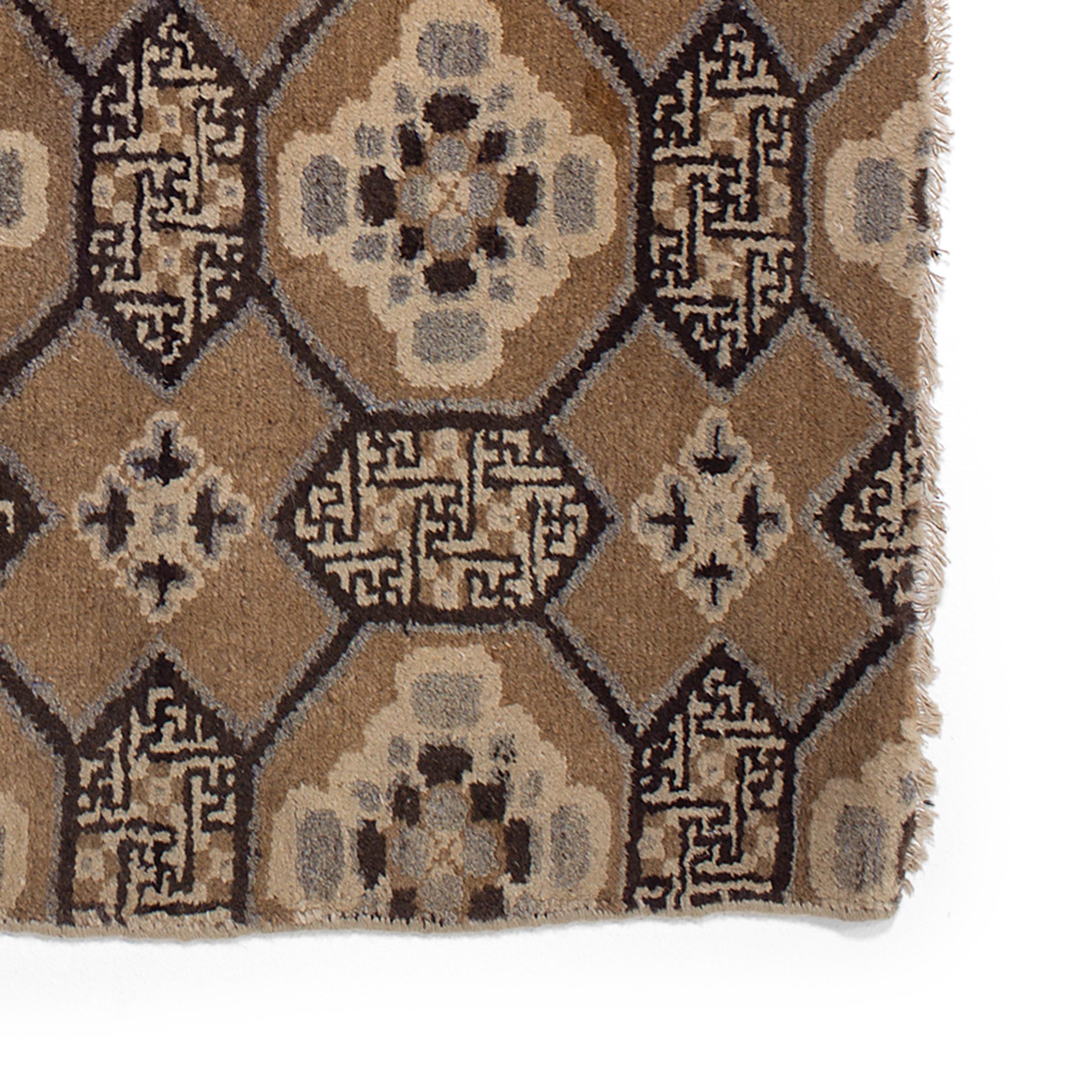 19th Century Tibetan Prayer Carpet at 1stDibs | tibetan prayer rug