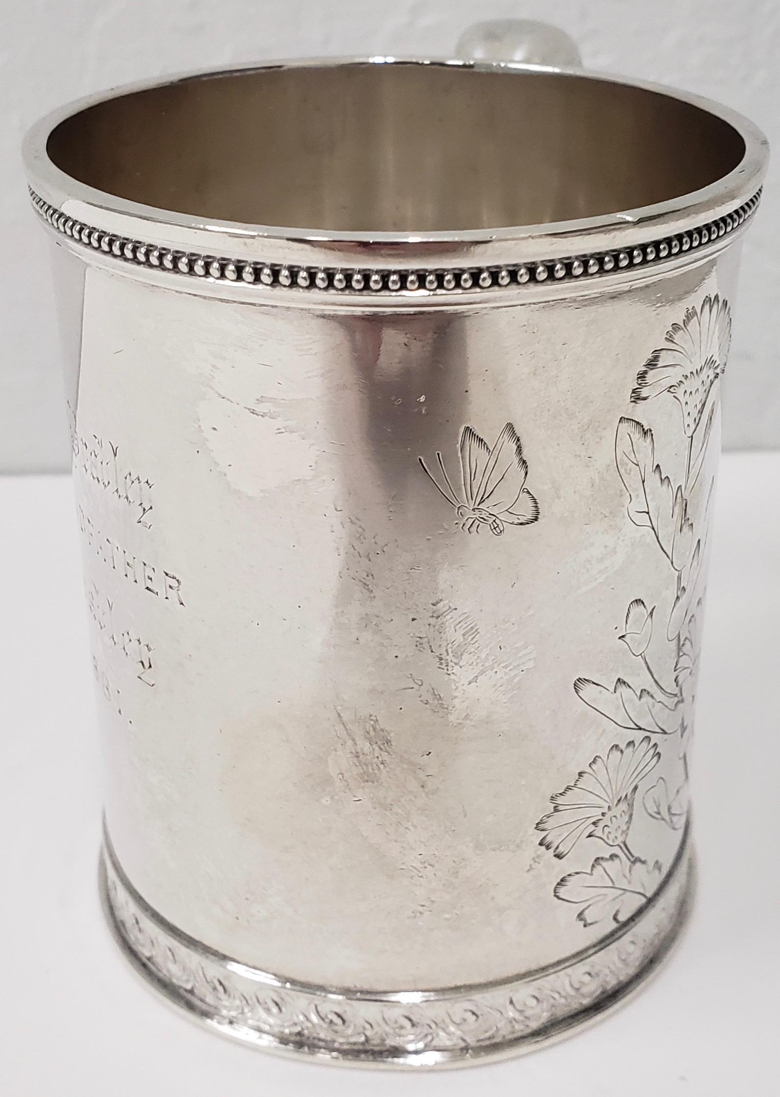 19th Century Tiffany and Co. Sterling Silver Child's Cup, circa 1881 at ...