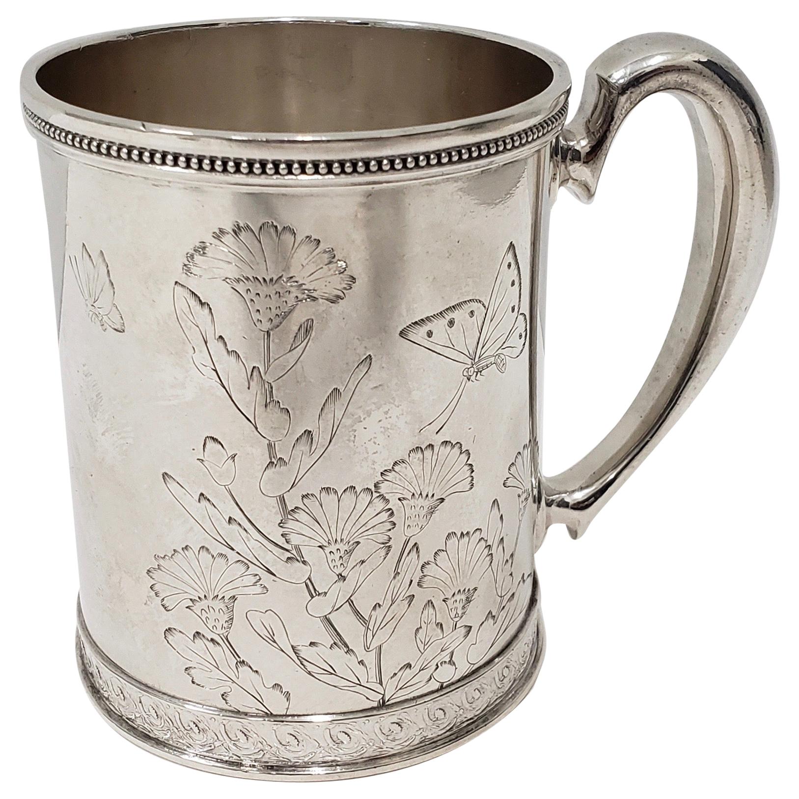 19th Century Tiffany and Co. Sterling Silver Child's Cup, circa 1881 at ...
