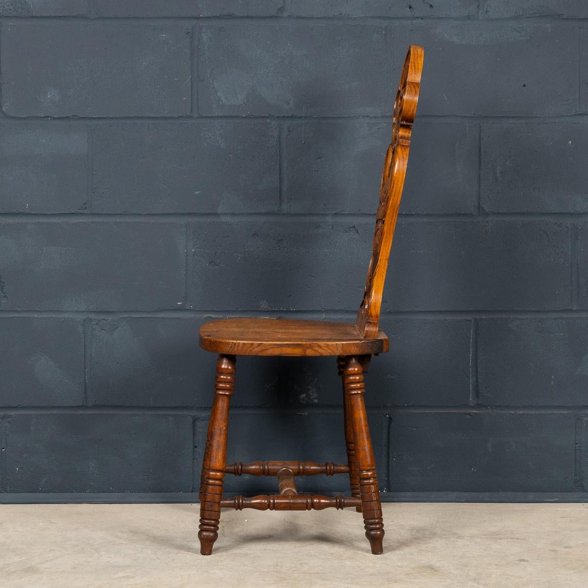 19th Century Timber Hall Chair, Oak From HMS Foudroyant, Lord Nelson's ...