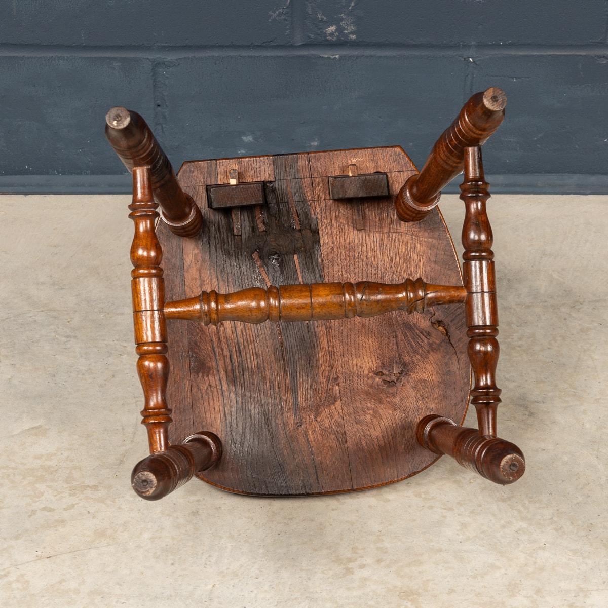 19th Century Timber Hall Chair, Oak From HMS Foudroyant, Lord Nelson's ...