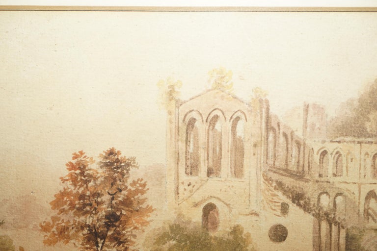 19TH CENTURY TINTERN ABBEY FRANCIS NICHOLSON 1753-1844 WATERCOLOUR ...