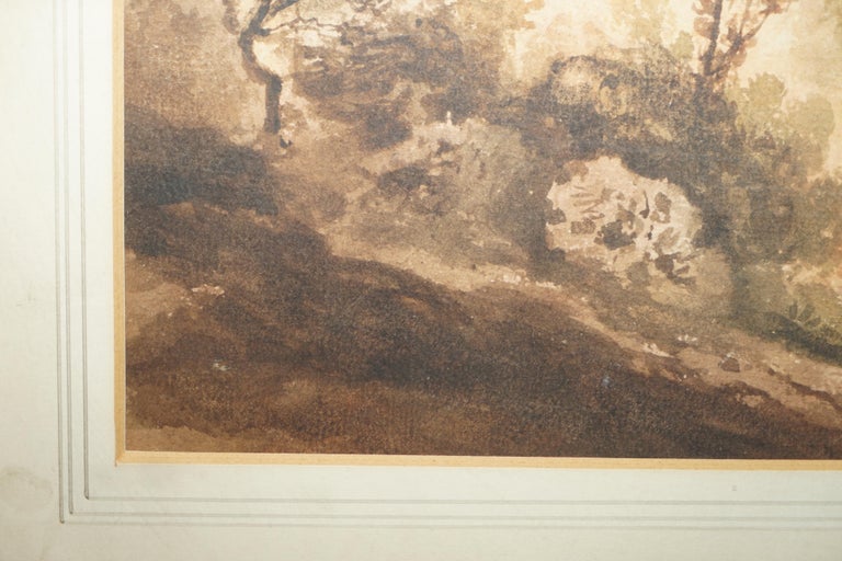 19TH CENTURY TINTERN ABBEY FRANCIS NICHOLSON 1753-1844 WATERCOLOUR ...