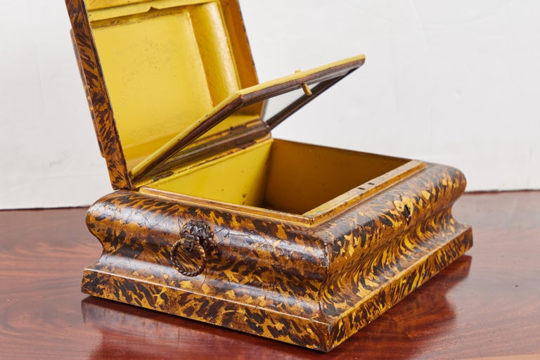 19th Century Tole Box For Sale at 1stDibs