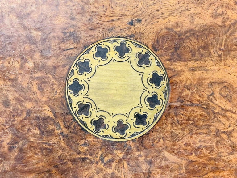 19th Century Tortoise Shell Grain and Greek Key Tea Caddy, Boule ...