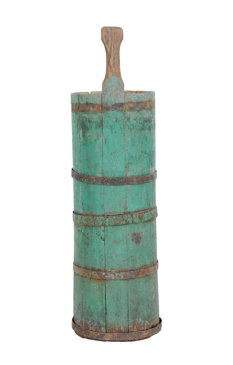 19th Century Traditional Swedish Painted Pine Butter Churn at 1stDibs ...