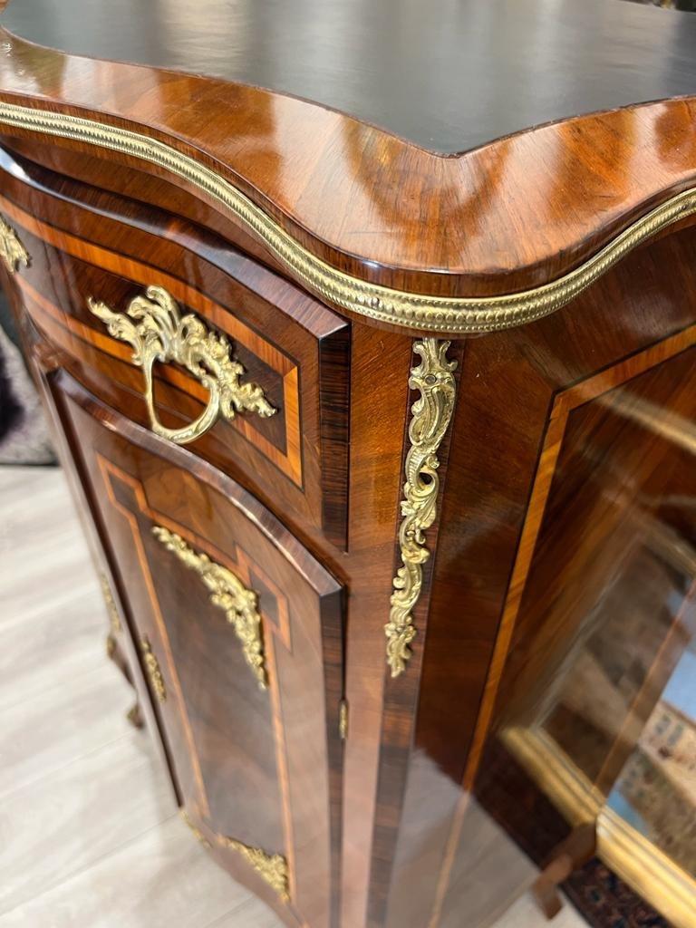 19th Century Transition Style Buffet d'Entre Deux in Marquetry For Sale ...