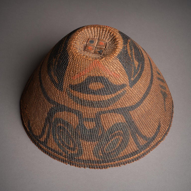 19th Century Tribal Nuu Chah Nulth (Nootka) Hat - Pacific Northwest ...