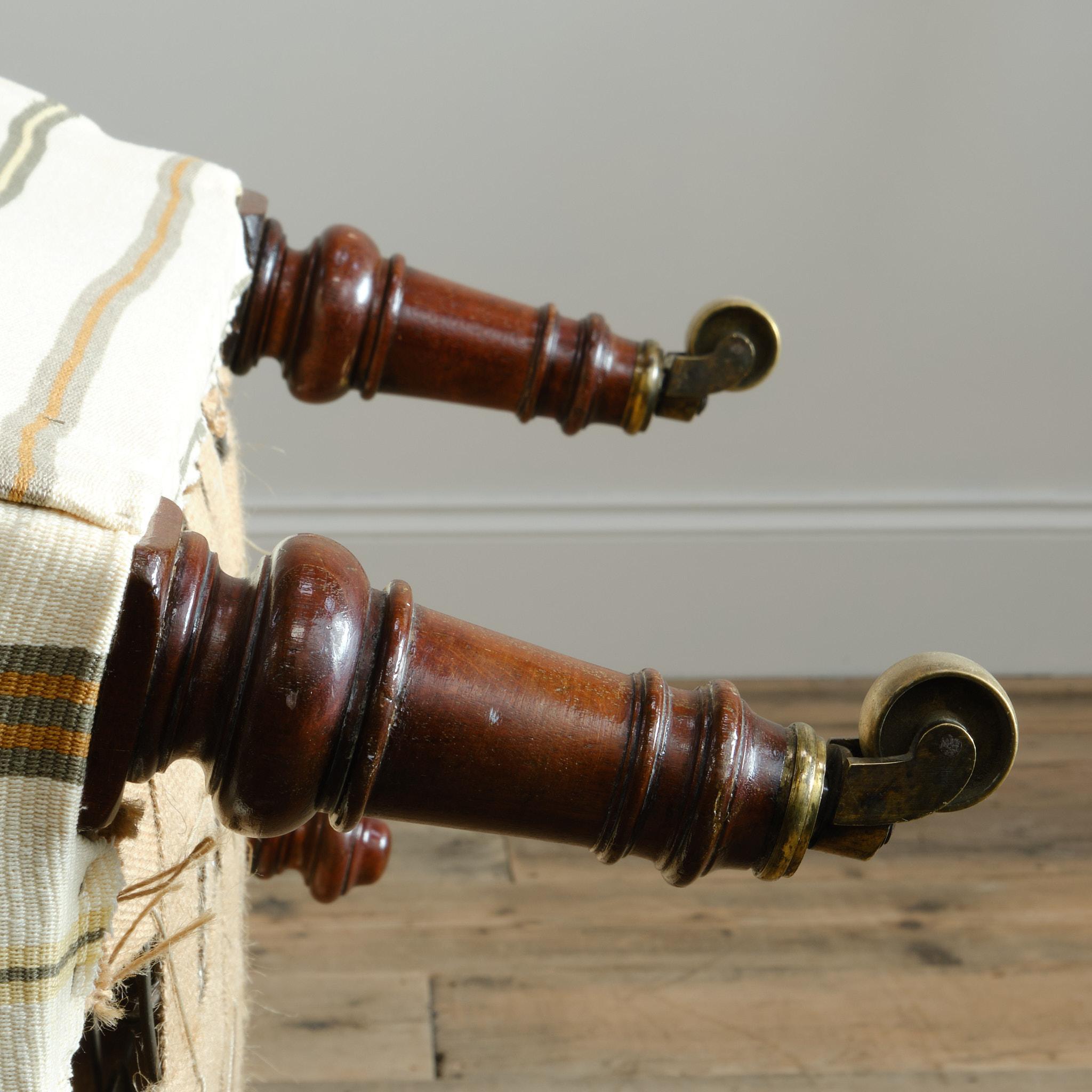 19th Century Trollop and Sons open armchair For Sale at 1stDibs