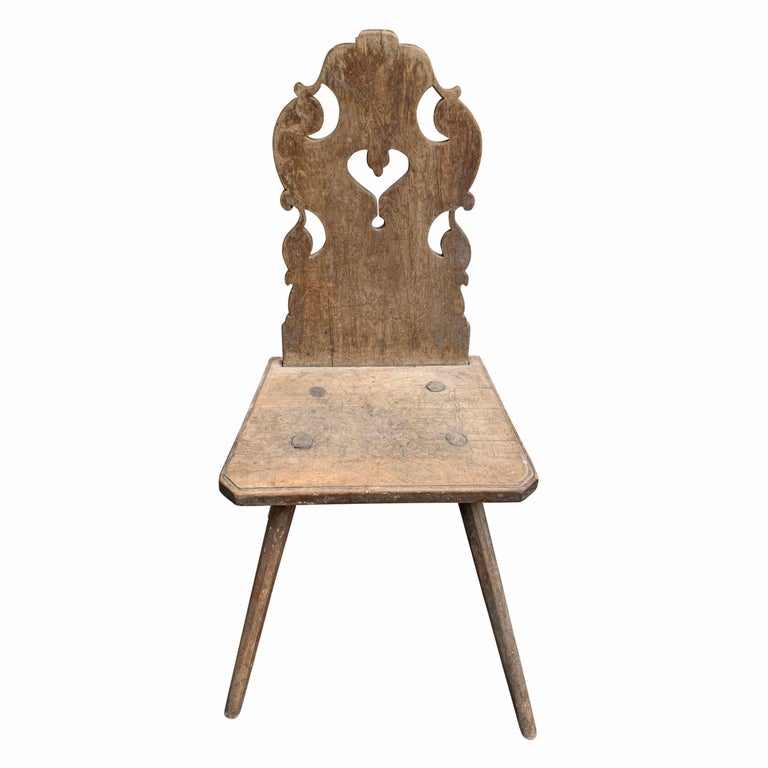19th Century Tyrolean Side Chair at 1stDibs | tyrolean chairs, tyrolean ...