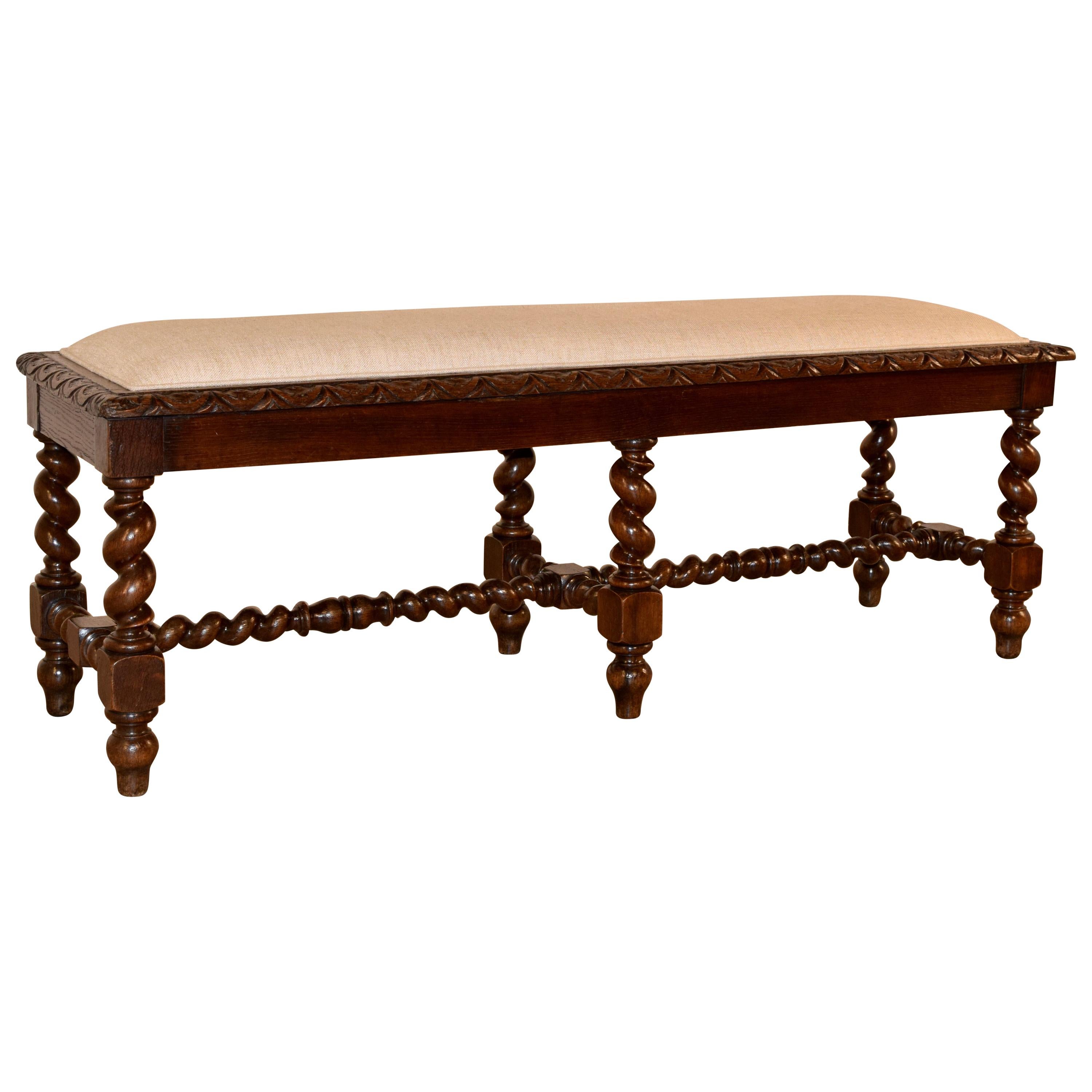 19th Century British Colonial Teak Bench at 1stDibs