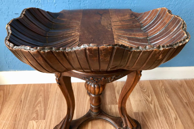 19th Century Venetian Fantasy Grotto Style Revolving Bench at 1stDibs