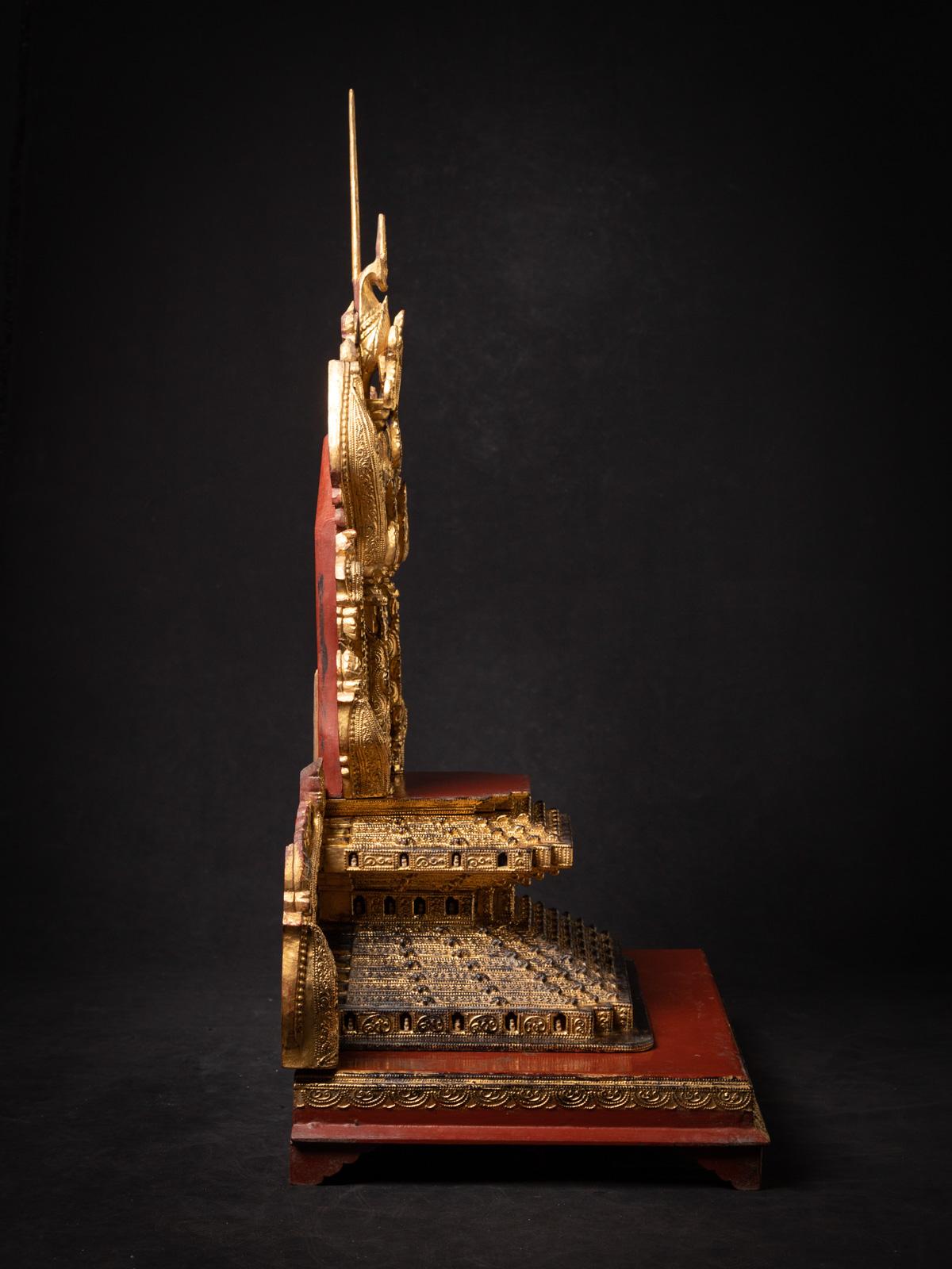 19th Century Very Beautiful Antique Burmese Buddha Throne ...