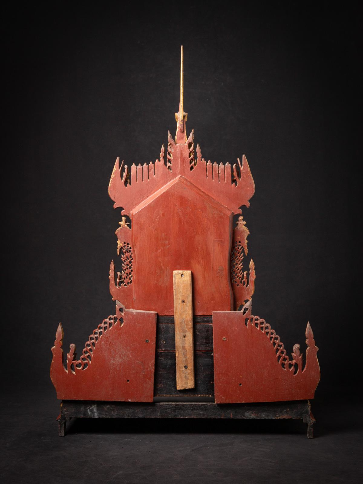 19th Century Very Beautiful Antique Burmese Buddha Throne ...