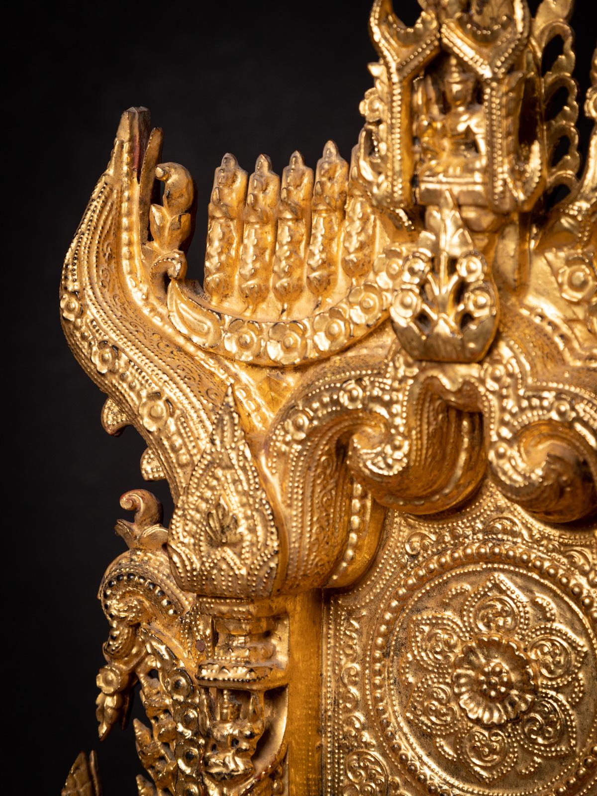 19th Century Very Beautiful Antique Burmese Buddha Throne ...