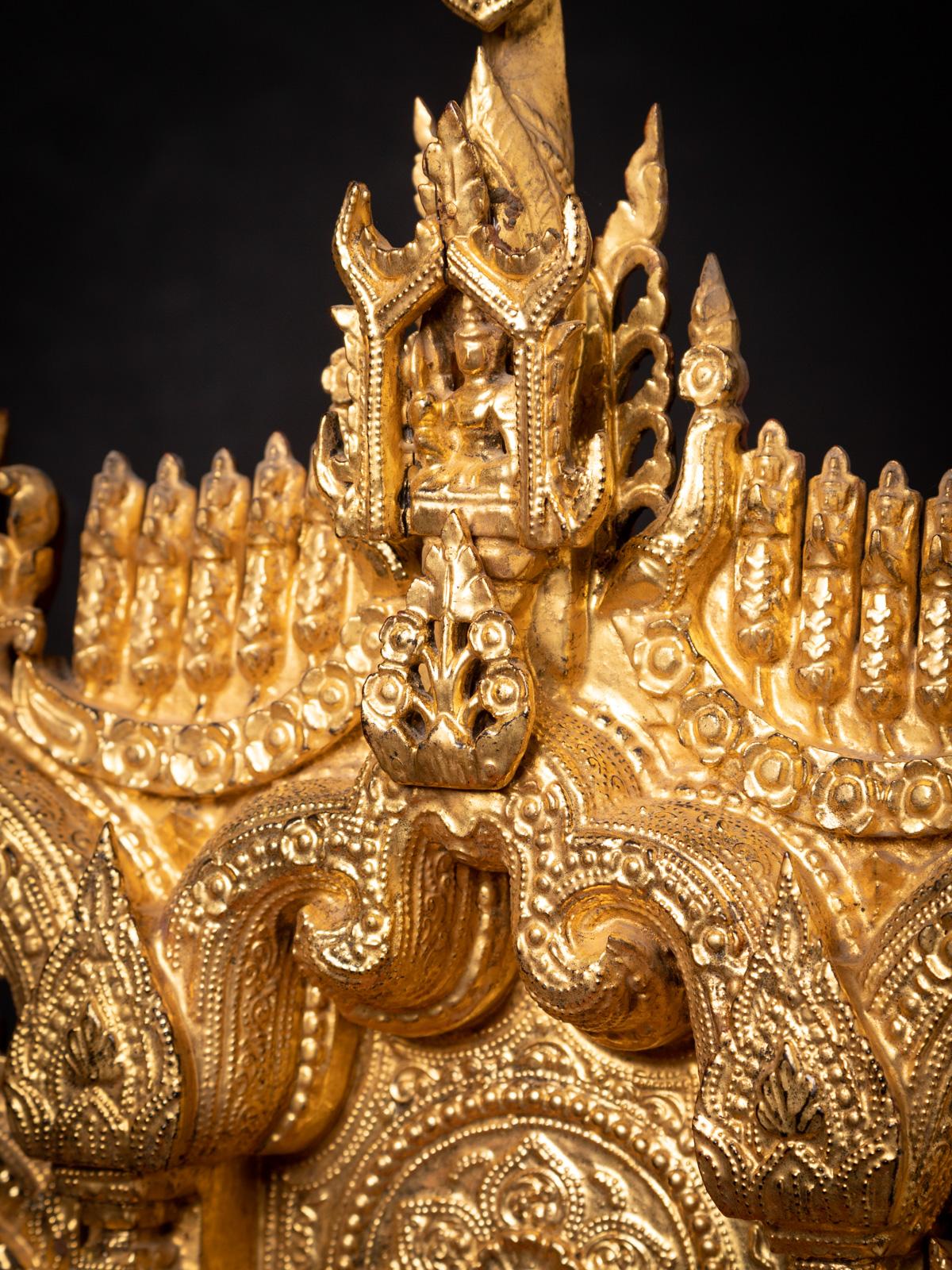 19th Century Very Beautiful Antique Burmese Buddha Throne ...