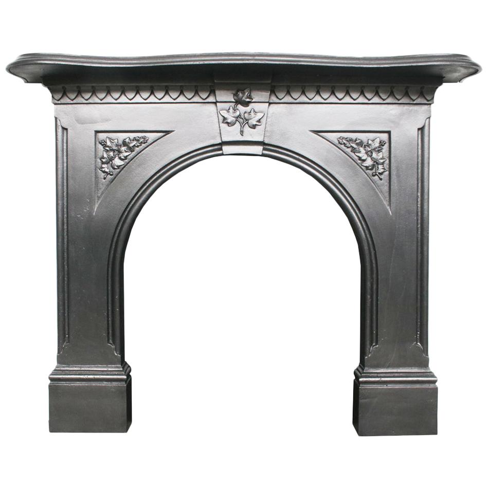 19th century European cast iron wood burning stove For Sale at 1stDibs