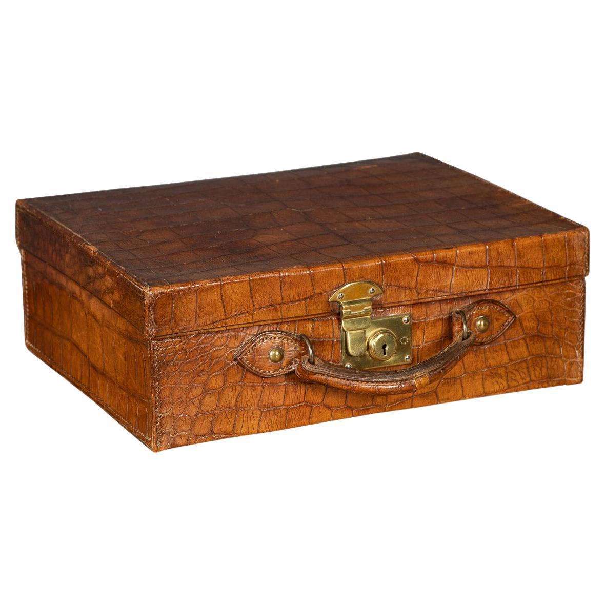 Superb Quality Genuine Crocodile Leather Suit Case at 1stDibs