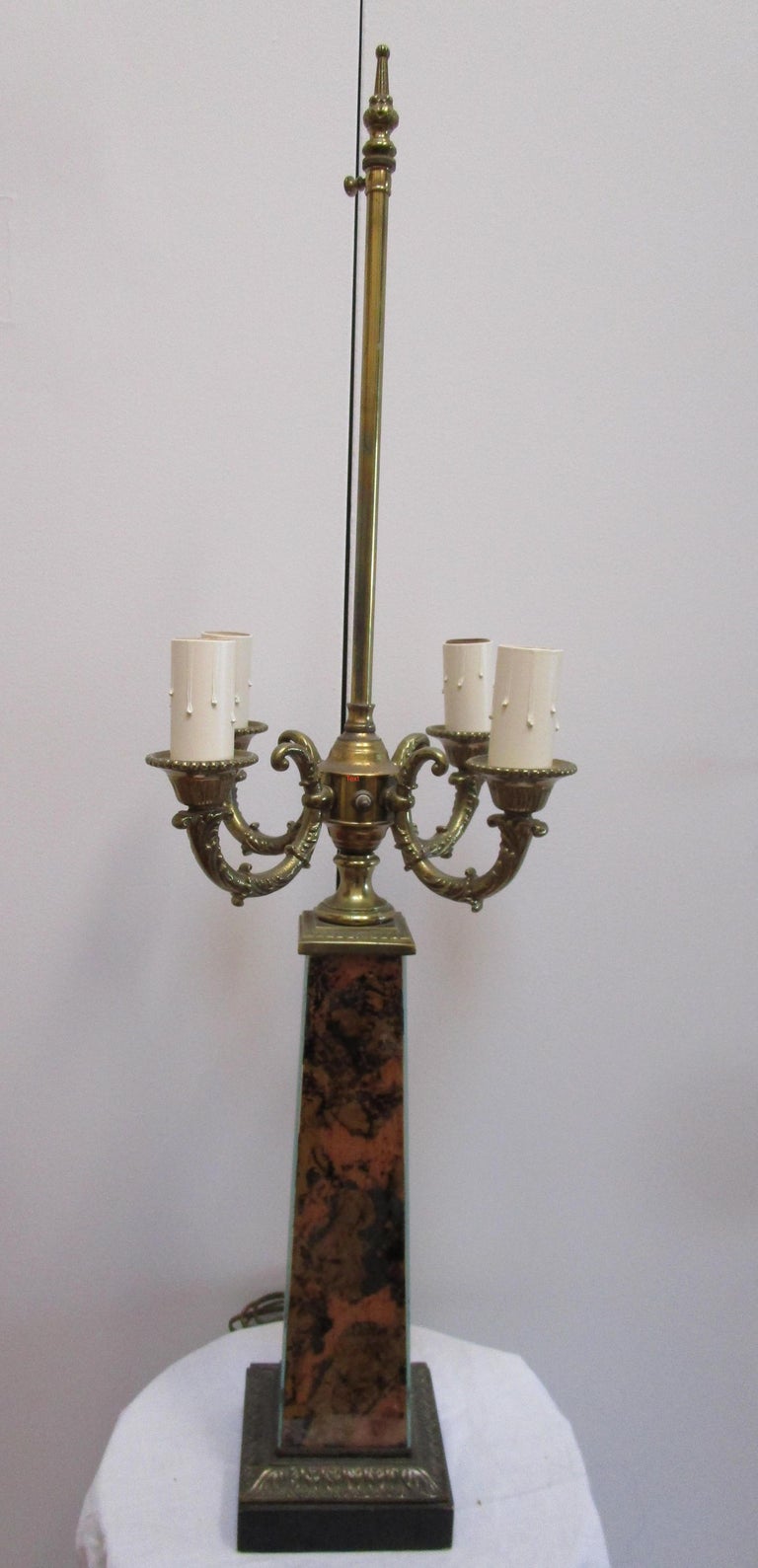19th Century Victorian Decoupage Table Lamp with Special Shade For Sale ...