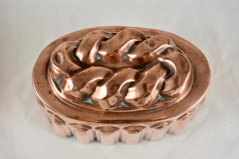 19th Century Victorian English Copper Tin Lined Pudding, Aspic, Jelly ...