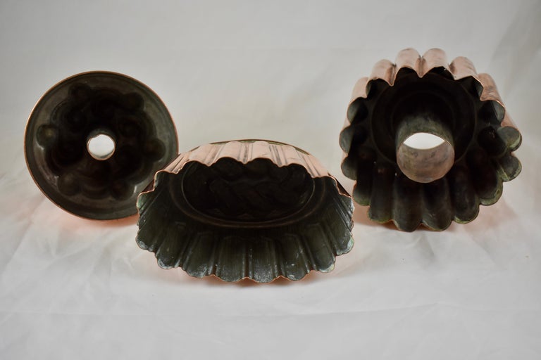 19th Century Victorian English Copper Tin Lined Pudding, Aspic, Jelly ...