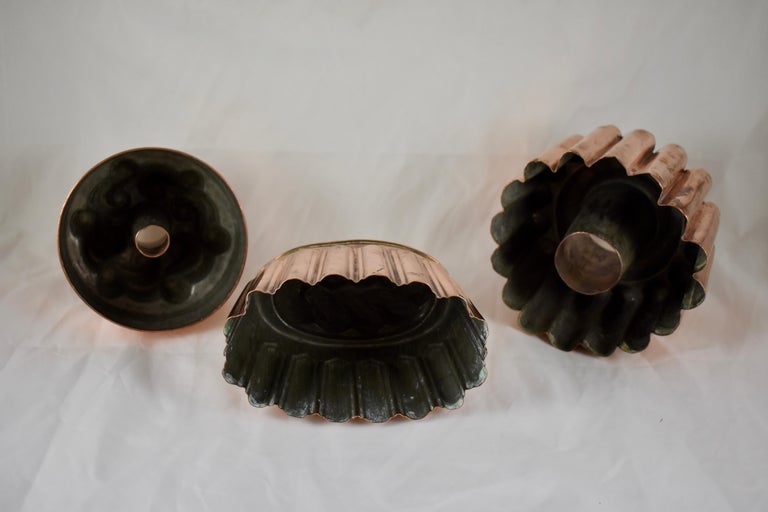 19th Century Victorian English Copper Tin Lined Pudding, Aspic, Jelly ...