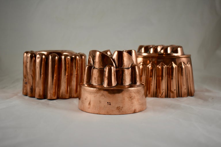 19th Century Victorian English Copper Tin Lined Pudding, Aspic, Jelly ...