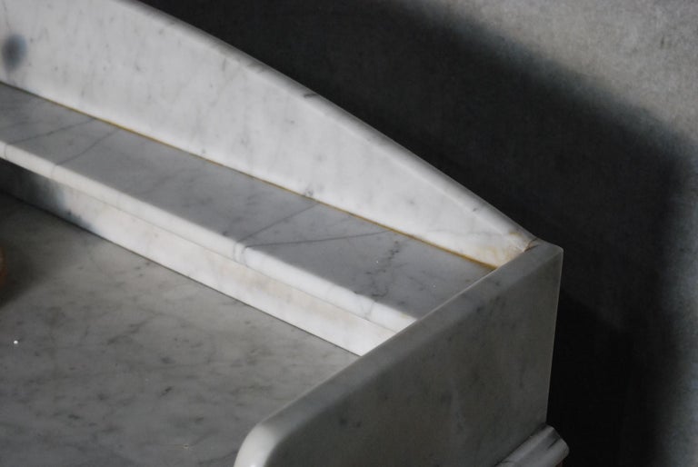 19th Century Victorian English Marble Top Server Console Table For Sale ...