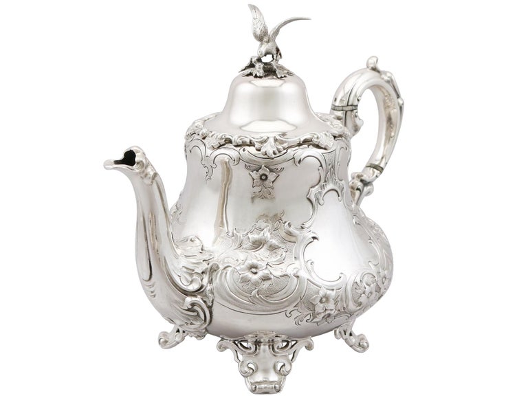 19th Century Victorian English Sterling Silver Teapot at 1stDibs ...