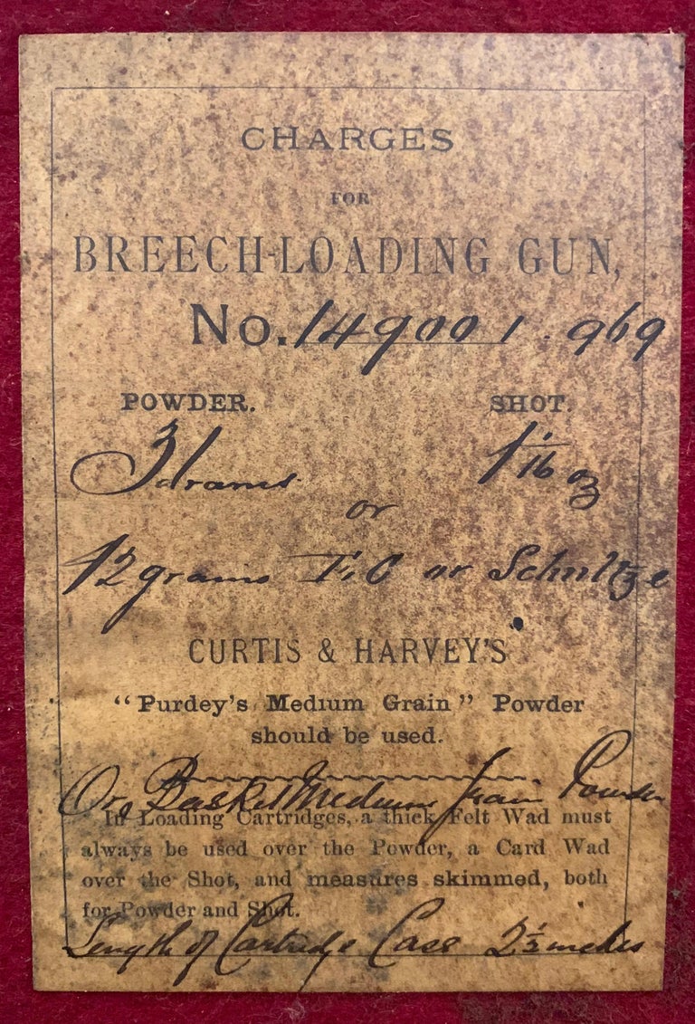 19th Century Victorian Leather over Oak Triple Shotgun Case James ...