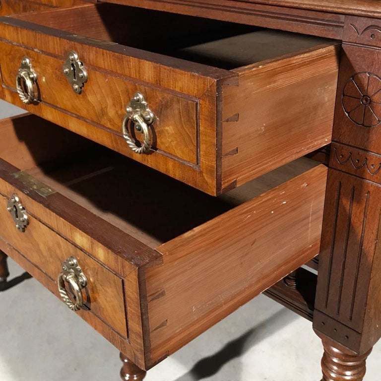 19th Century Victorian Mahogany Aesthetic Movement Desk by Edwards and ...