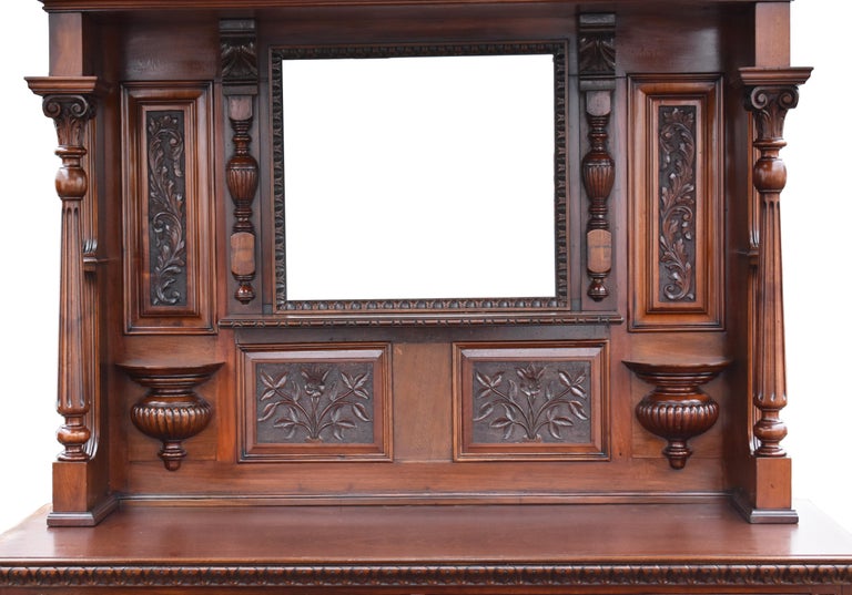 19th Century Victorian Mahogany Front and Back Bar For Sale at 1stDibs