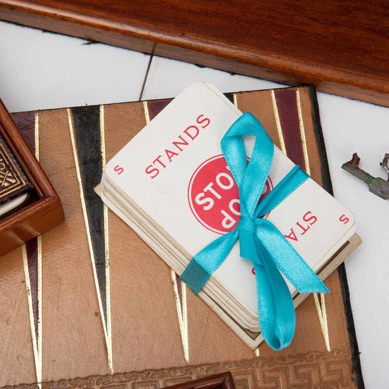 19th Century Victorian Mahogany Games Compendium, Cards and Board Games ...