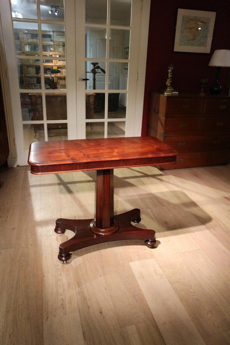 19th Century Victorian Mahogany Reading Table For Sale at 1stDibs