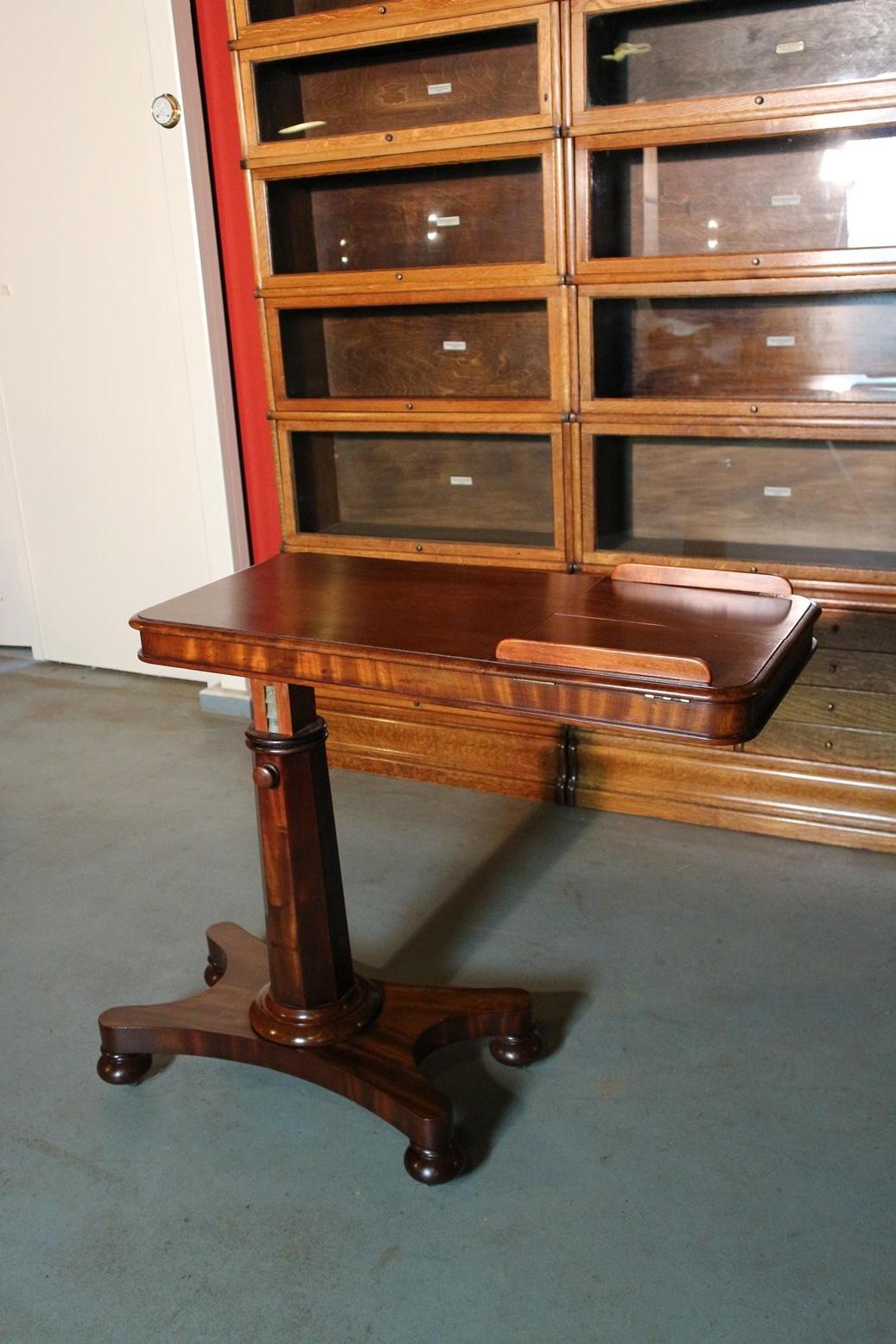 19th Century Victorian Mahogany Reading Table at 1stDibs