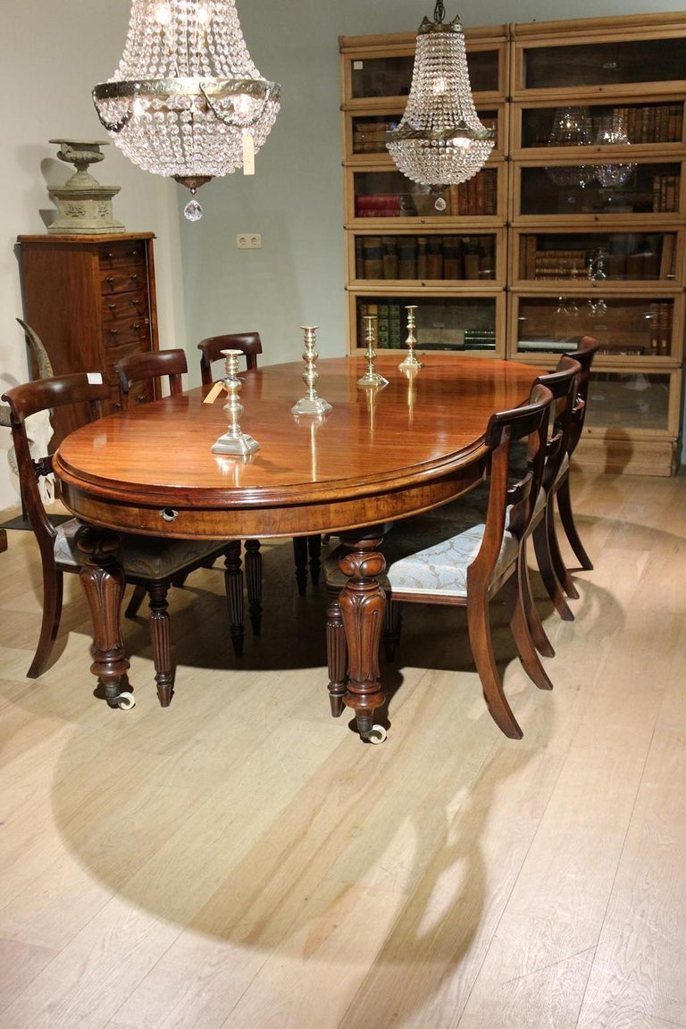 19th Century Victorian Oval Dining Table at 1stDibs | victorian era ...