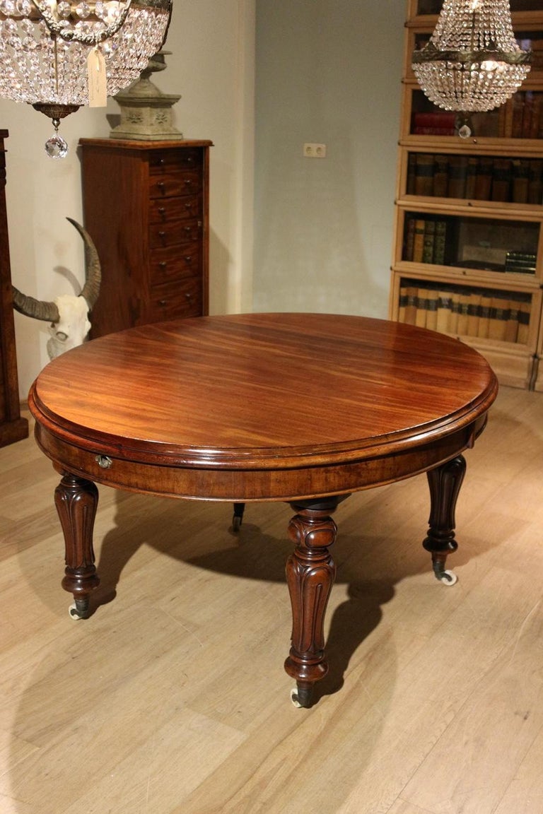 19th Century Victorian Oval Dining Table at 1stDibs | victorian era ...