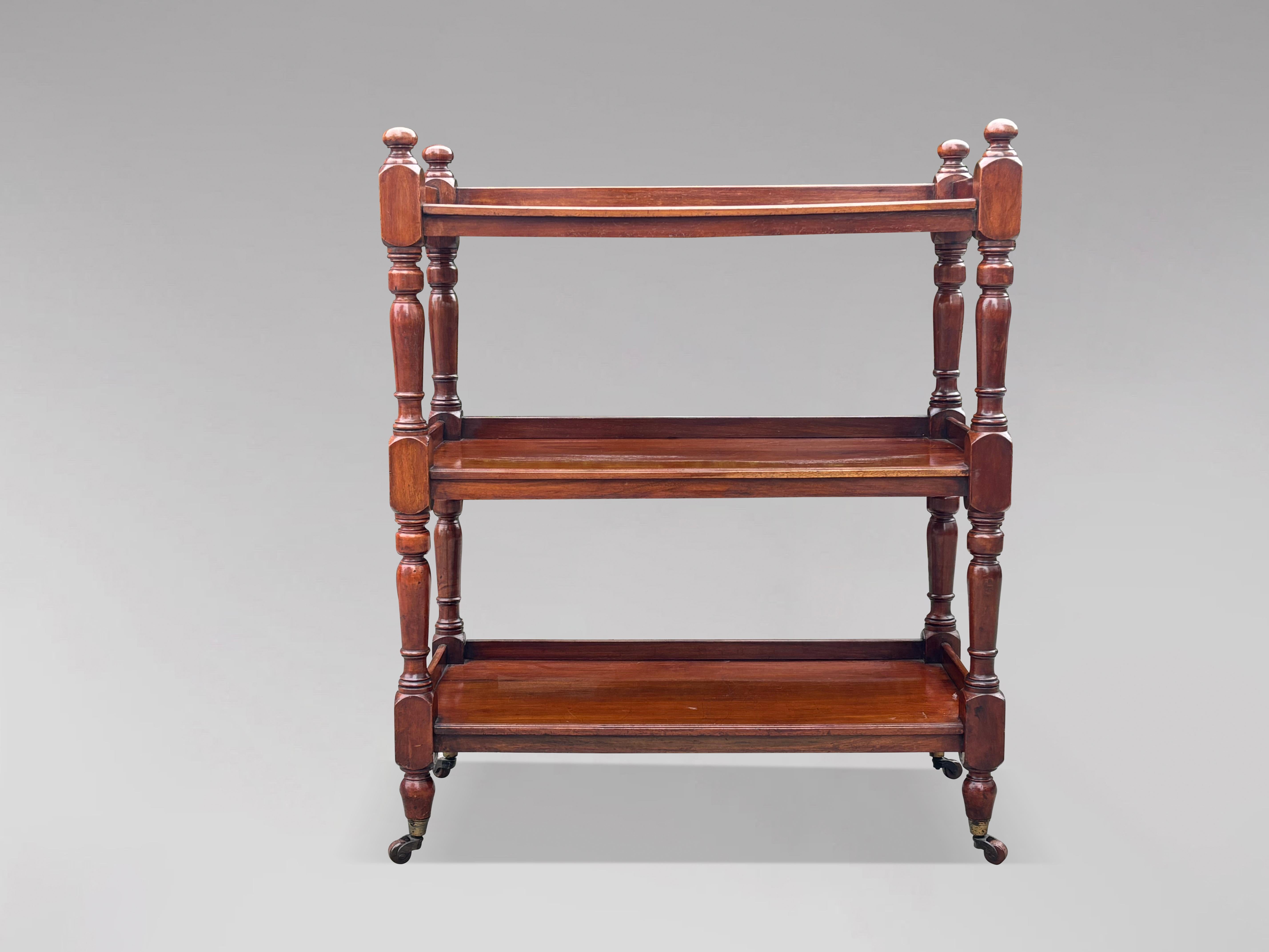 19th Century Victorian Period Mahogany Dinner Wagon Buffet For Sale at ...
