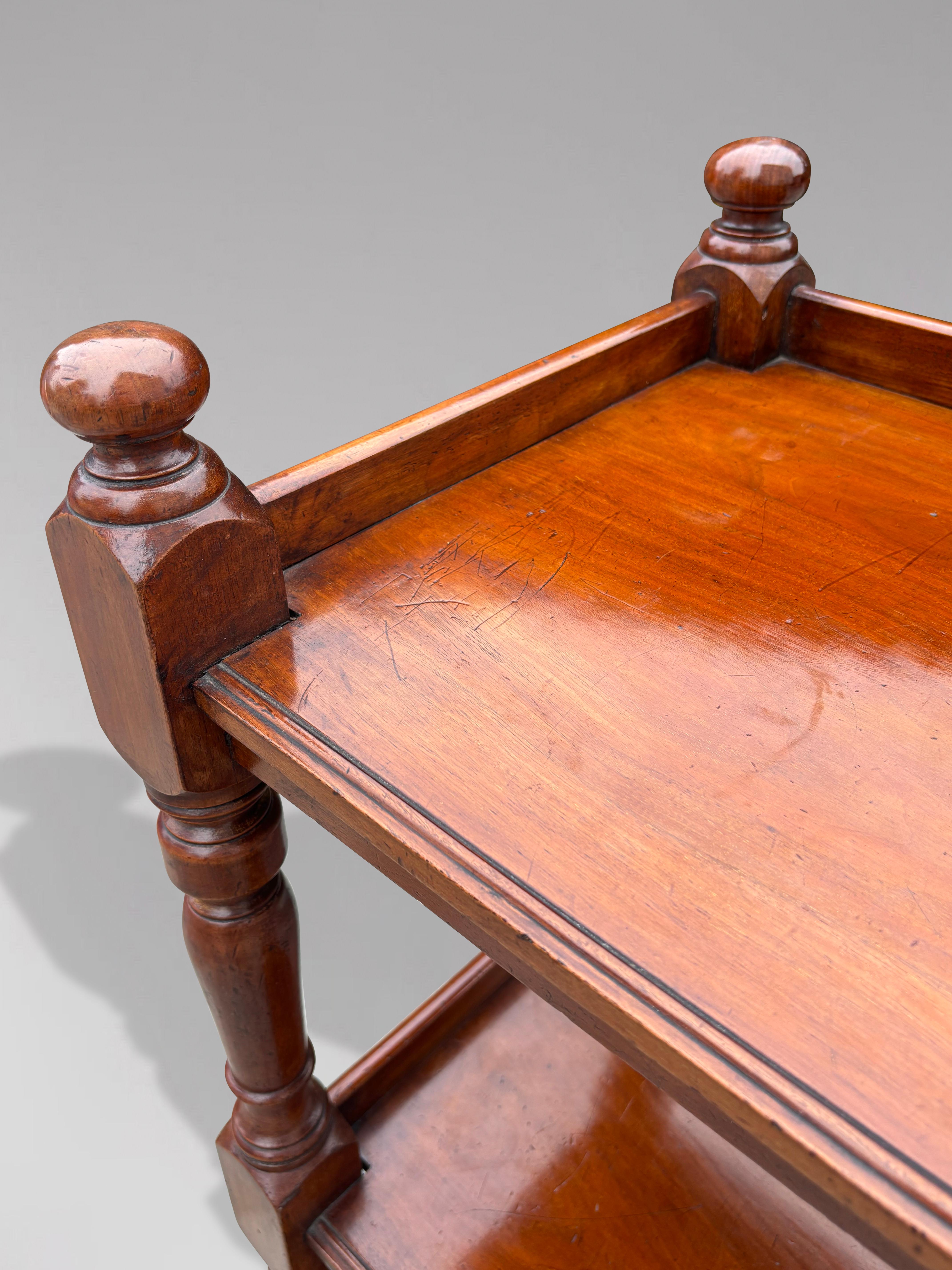 19th Century Victorian Period Mahogany Dinner Wagon Buffet For Sale at ...