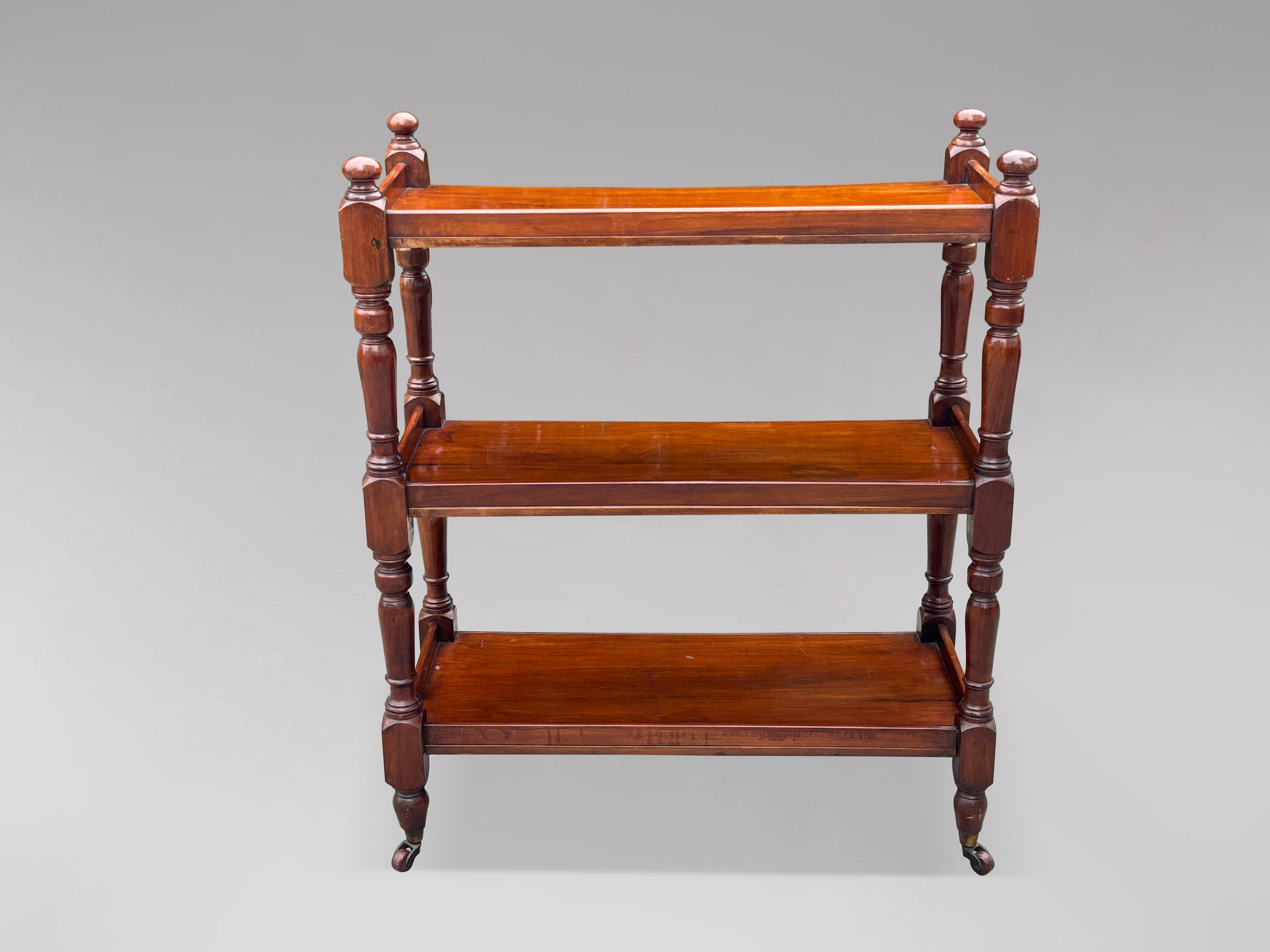 19th Century Victorian Period Mahogany Dinner Wagon Buffet For Sale at ...