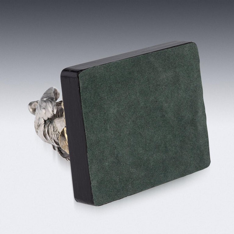 19th Century Victorian Solid Silver-Gilt Paperweight, Jean-Valentin ...