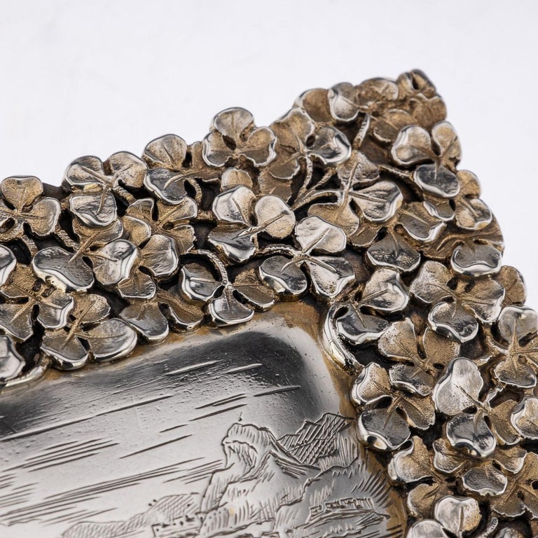 19th Century, Victorian Solid Silver-Gilt Presentation Snuff Box, C ...